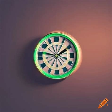 Dart Hitting A Clock