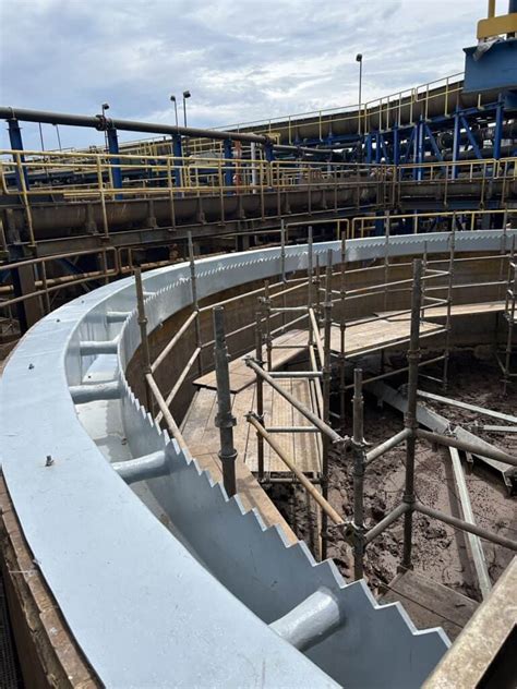 Replacing A Steel Overflow Launder With Frp