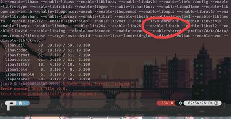 Problem With Installing Ffmpeg With Enable Libxcb In Termux Termux