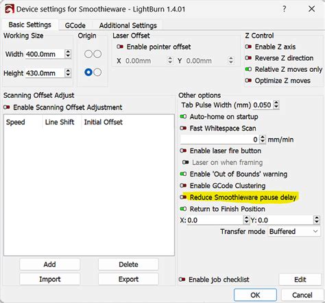 Why Does LB Break Up Lines Into 2mm Segments In Gcode LightBurn