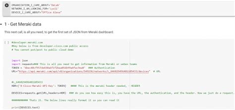 Get Hands On With The Meraki Api In The Devnet Sandbox Cisco Central