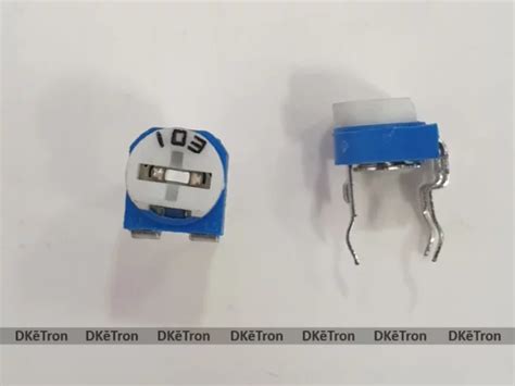 10k Ohm Variable Resistor Rm065 Package Trimpot Trimmer Potentiometer Dkētron