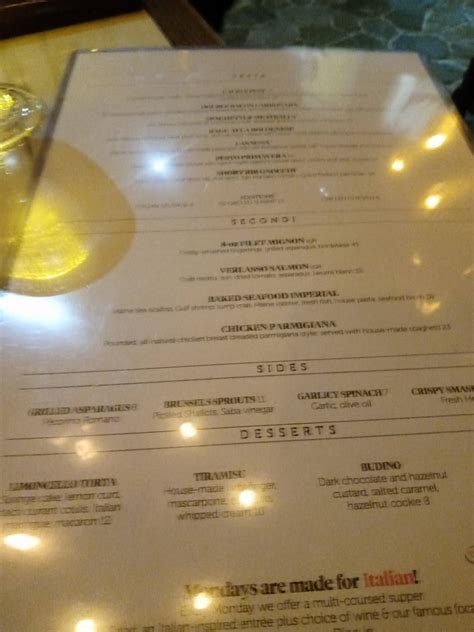 Menu At Grassa Gramma Restaurant Louisville