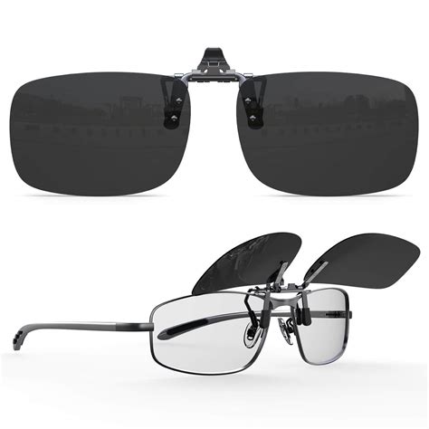 Super Dark Clip On Sunglasses Goiteia