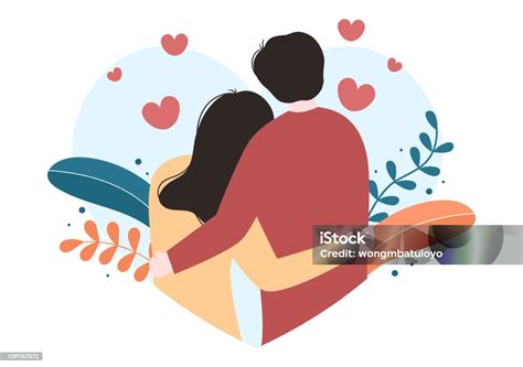 사랑 기호 벡터 만화 배경 일러스트 레이 션 자기 관리 발렌타인 데이 또는 포스터를위한 행복의 다른 행동에서 아이콘 공휴일에 대한 스톡 벡터 아트 및 기타 이미지 Istock