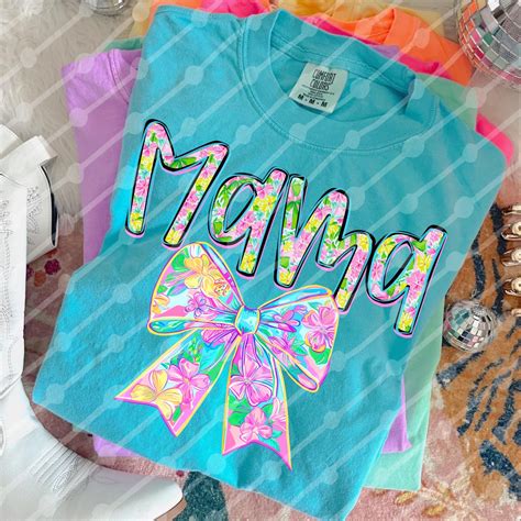 Preppy Mama ~ Dtf Transfer Vinyl Cottage