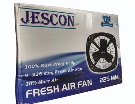 Black 225mm Jescon Fresh Air Fan 60 W At Rs 850piece In Kalyan Id