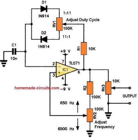 7 accurate square wave oscillator circuits homemade circuit projects