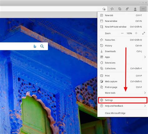 How To Change Start Page In Microsoft Edge
