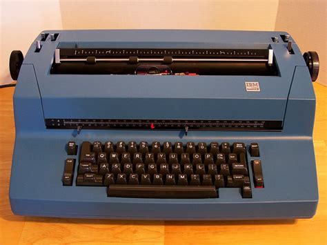 Ibm Selectric Typewriters Ibm Selectric Ii In Classic Blue Sold