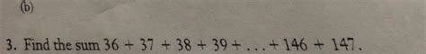 Solved Without Computing Each Sum Of The Arithmetic