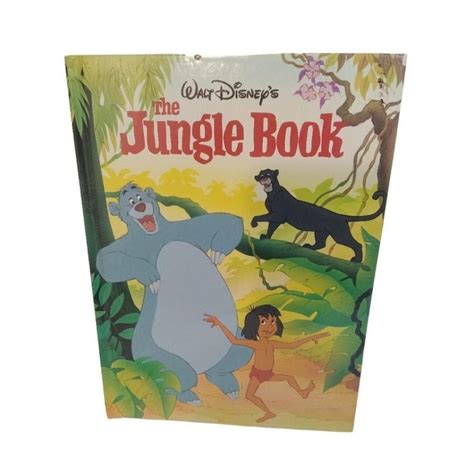 Walt Disneys Book The Jungle Book 1991 Hardcover 95 Pages With Tag In