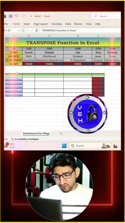 61 Part How To Transform Data In Excel Shorts Viralexcelhacks Youtube