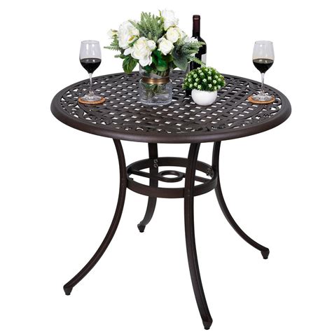 Outdoor Bistro Tables Patio Tables The Home Depot
