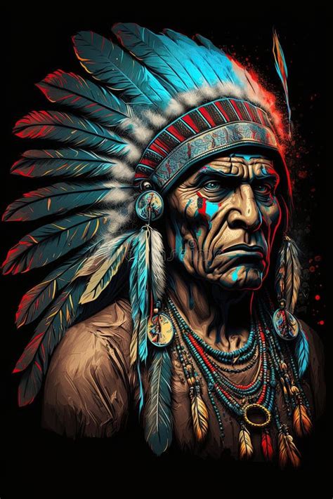 Mohican Native American Stock Illustrations Mohican Native