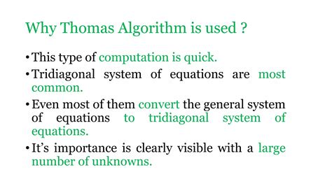 thomas algorithm pptx