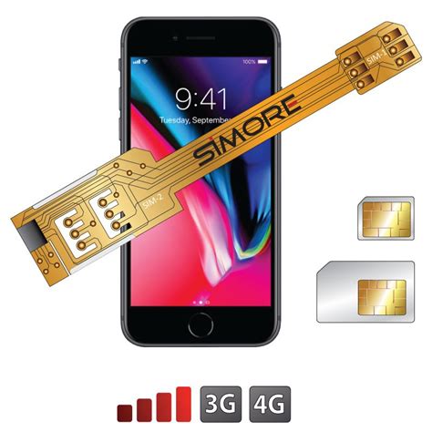 Dual SIM For IPhone Adapter X Twin Dual SIM Card G G With Protective Case SIMORE Com