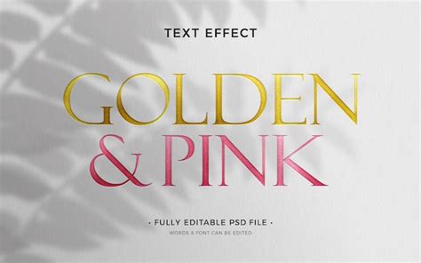 Premium Psd Embossed Text Effect