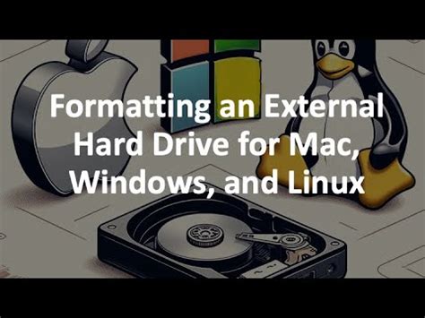 Formatting An External Hard Drive For Mac Windows And Linux On A Mac