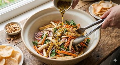 Vietnamese King Oyster Mushroom Salad Recipe Healthy And Delicious