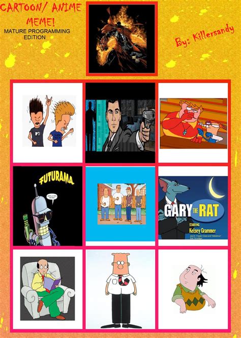 My Top 10 Adult Cartoons By Jimmytwotimes2k9 On Deviantart