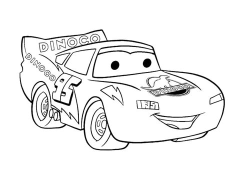 Målarbilder Blixten Mcqueen