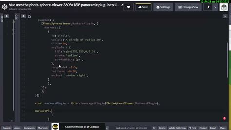【vuejs】photo Sphere Viewer 360°×180° Panoramic Plug In To Simulate Vr