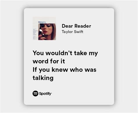 Taylor Swift Potential Readers Lyrics Dear Sisters Bloom Cards