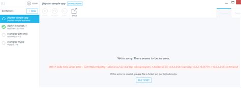 Error In Creating Container · Issue 3994 · Docker Kitematic · Github
