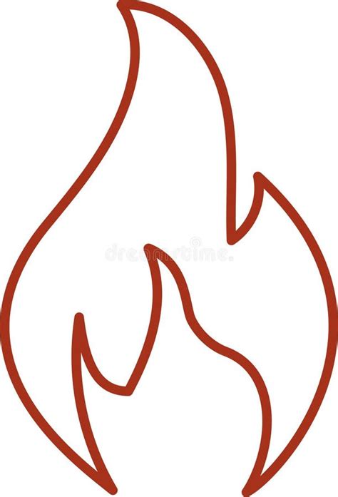 Fire Red Flames Icon Flames Bonfire Fire Logo Design Vector Illustration Stock Vector