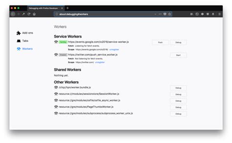 how to debug progressive web apps using browser developer tools