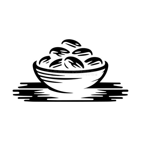 Simple Dates Vector Icon Vintage Logo Retro Illustration Stock Vector