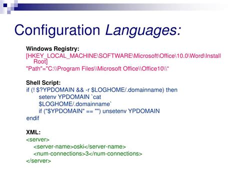 ppt towards a configuration specification language for internet