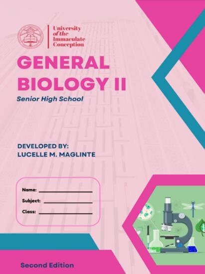 Cover Page Of A Constructivist E Learning Module In General Biology Download Scientific Diagram