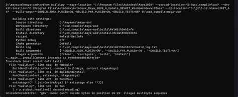 Maya Usd Build Failed Issue Autodesk Maya Usd GitHub