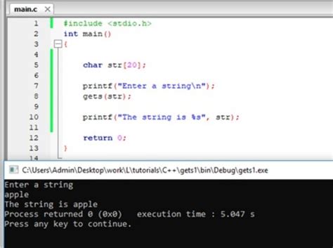What Is The Difference Between Gets And Puts In C Language Pediaacom