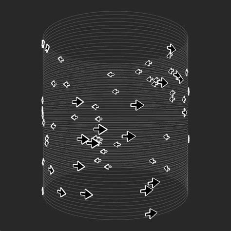 School Of Arrows Draw By Openframeworks Youtube
