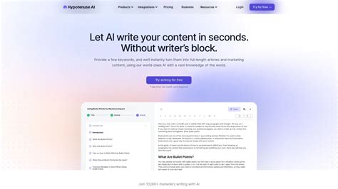 Hypotenuse Ai Information Features Reviews