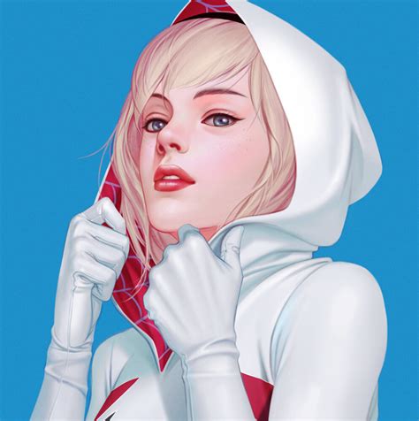 Artstation Spider Gwen Shadow Clones 1