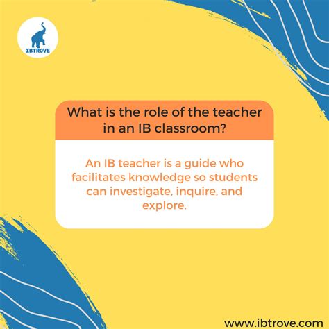 Ib Classroom Teaching Tips