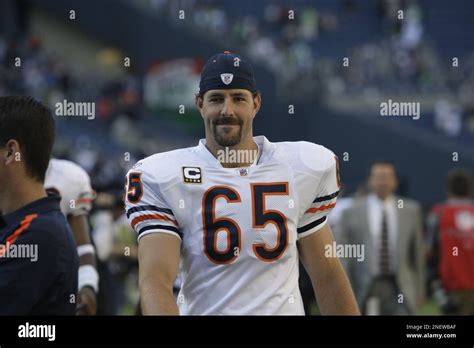 Chicago Bears Patrick Mannelly Sunday Sept 27 2009 In Seattle In Action In An Nfl Football