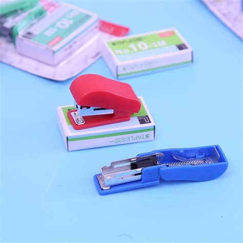 Mini Stapler Set Pupils Portable Convenient Stapler And Staple Shopee Philippines