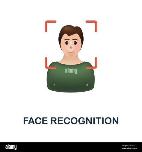 Face Recognition Icon 3d Illustration From Smart City Collection Creative Face Recognition 3d