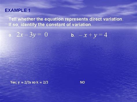 Algebra I 4 6 Model Direct Variation Vocabulary