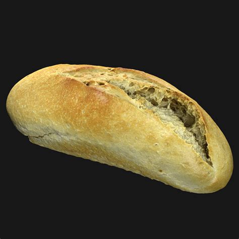 French Bread 3d Model French Bread 3d Model