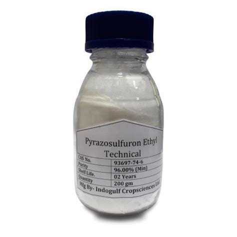 Pyrazosulfuron Ethyl 96 Purity White Powder Selective Systemic Herbicide For Broad Leaved