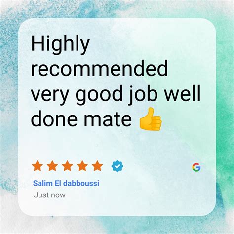Adams Thank You Salim El Dabboussi For Your Kind Words And 5 Star