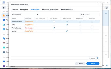 shared folder not displaying in file station r synology