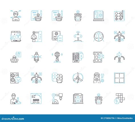 Dynamics Analysis Vector Thin Line Stroke Icon Dynamics Analysis