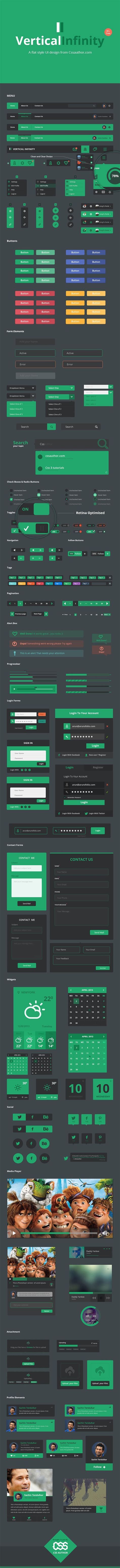 47 Best Ui Vertical Menu Images On Pinterest